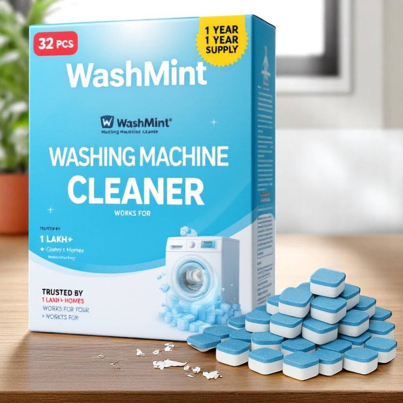 WashMint Washing Machine Cleaner Tablet Drum Cleaner Shield Shield ...