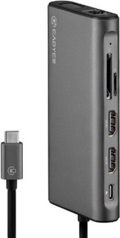 CADYCE (CA-2HDVG) USB-C TO Dual HDMI & VGA Docking Station Price in ...