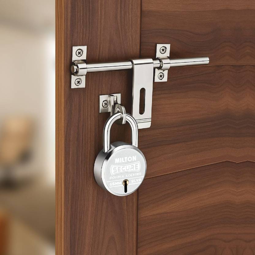 Milton Round 65mm Lock | Double Locking | 8 Levers' Padlock - Buy ...