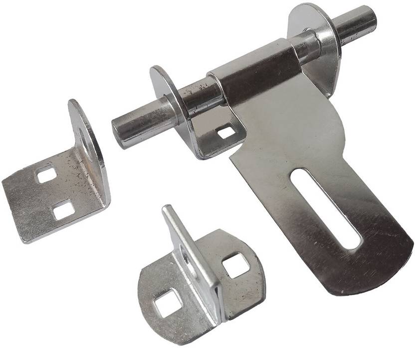 B K Jagan and Co Main Door Latch Bolt Lock (kundi)-4inch Door Mounted ...