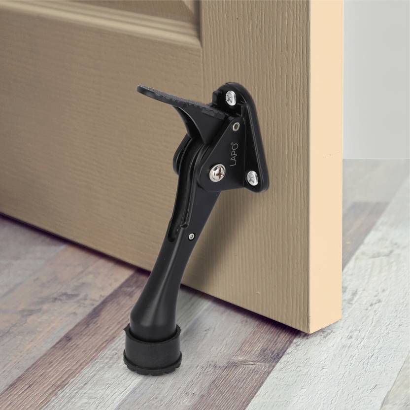 LAPO 5 Inches Kickdown Door Stopper/Rubber Scratch Free/Door Stop Heavy ...