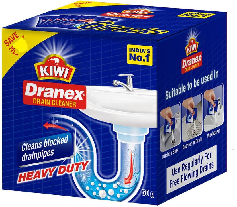 Kiwi Dranex Drain Cleaner, Removes Clogs & Blockages in Just 30 Minutes ...