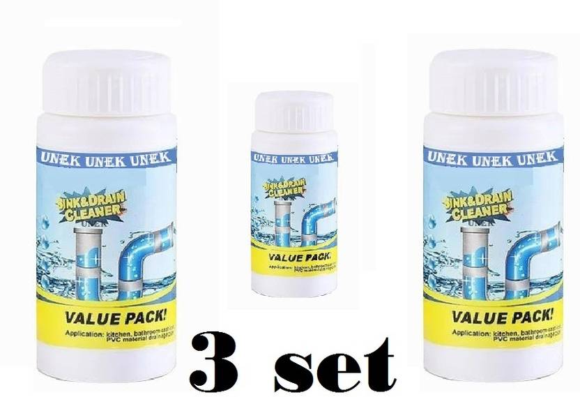 UNEK Drain Blockage Cleaner Sink Powder, Automatic Toilet Blockage ...