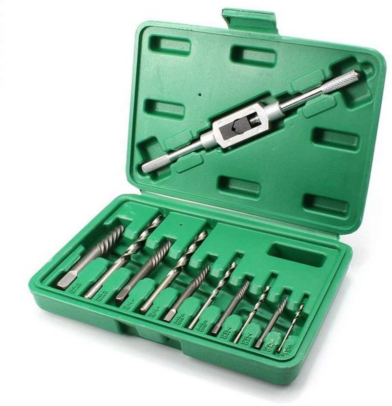 PKT Screw Extractor Set, 11pcs 3-10mm Damaged Bolt Remover Set with ...