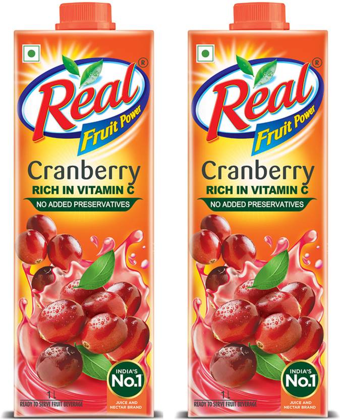 Real Fruit Power Cranberry Juice | No Added Preservatives Price in ...