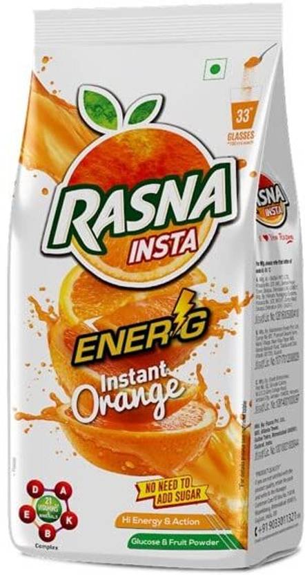 Rasna Insta Orange Instant Drink Powder Price in India - Buy Rasna ...
