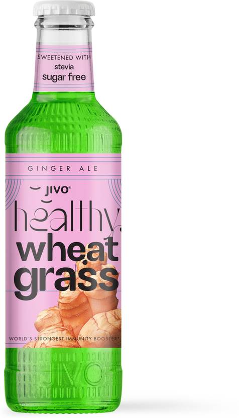 JIVO Healthy Wheatgrass Ginger Ale Drink -Sugar Free Price in India ...