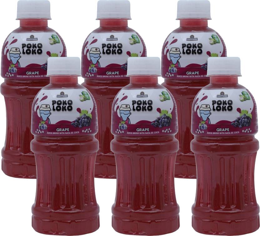 Sapphire Poko Loko Grape Flavoured Fruit Juice Drink with NATA De Coco ...