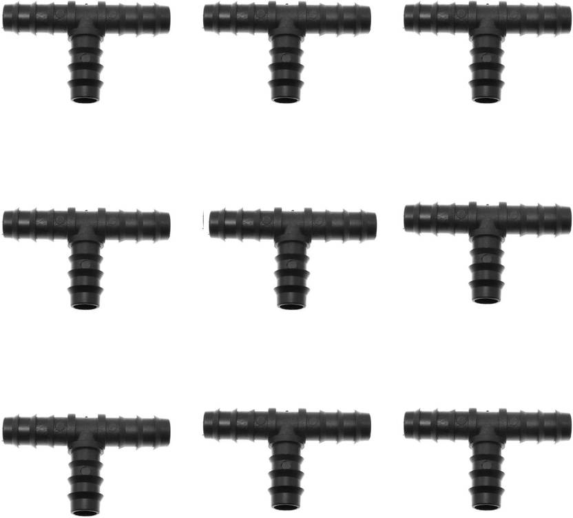 nextgenagro 20mm Tee Drip Pipe Connector (100 Pcs) lateral irrigation ...
