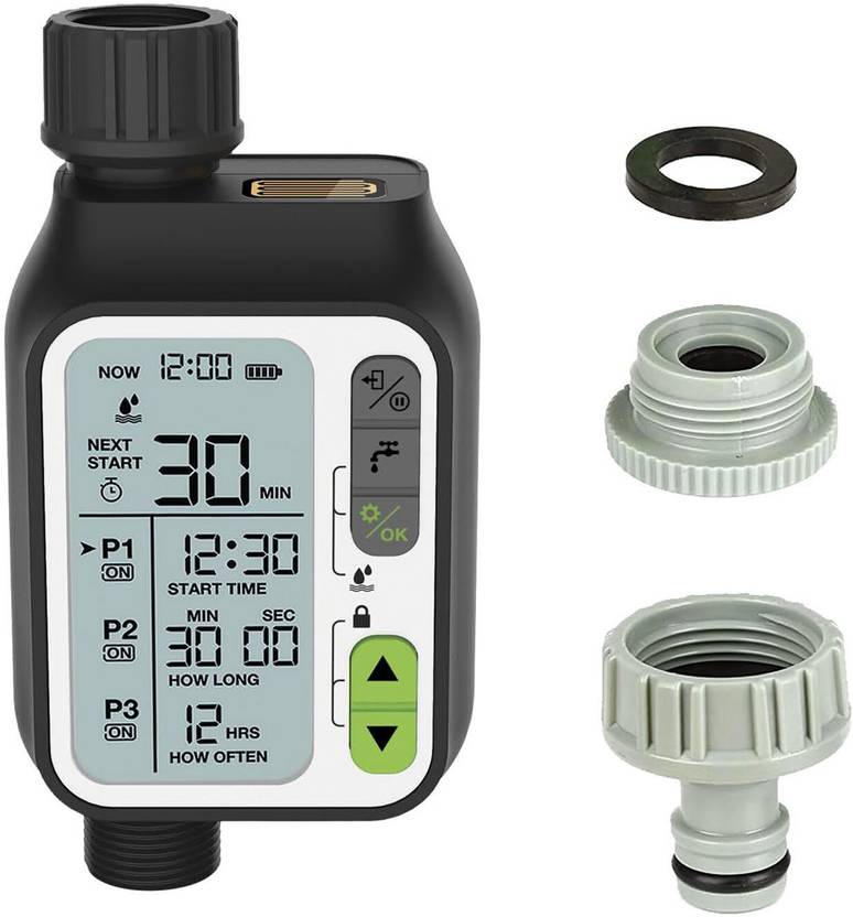 Oriley Drip Irrigation Water Timer Digital Controller Waterproof Hose ...