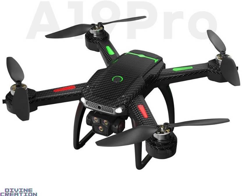 Divine creation A19 Pro 4K Ultra HD Quadcopter Drone with Smart RC ...