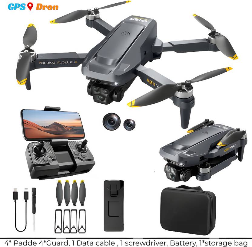 Fitpro K811 MAX Mini 4K HD Professional RC Drones Foldable Brushless ...