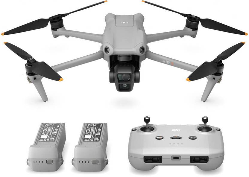 DJI STORE DJI Air 3 Fly More Combo (DJI RC-N2) Drone Price in India ...