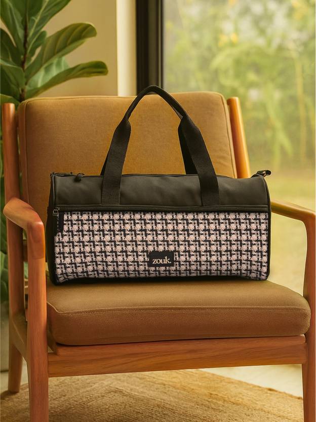 ZOUK Carter Checks Travel Duffle Bag Duffel Without Wheels Carter ...