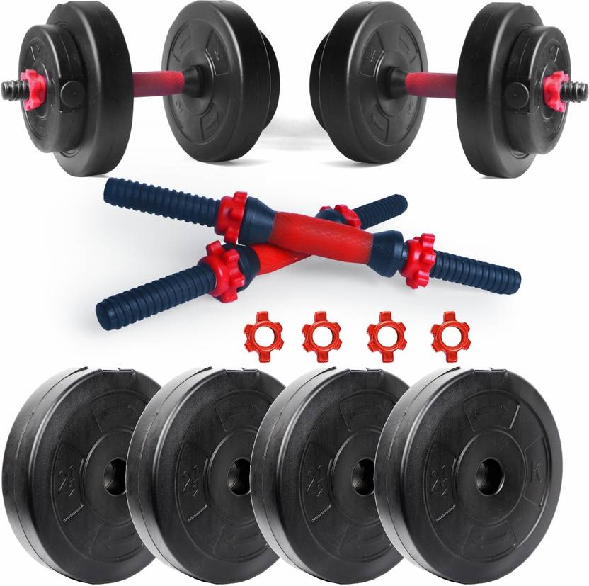 ARTINO 20kg Pvc Dumbbell Set (3kg X 4Pc + 2kg X 4Pc) Adjustable Dumbbell - Buy ARTINO 20kg Pvc ...