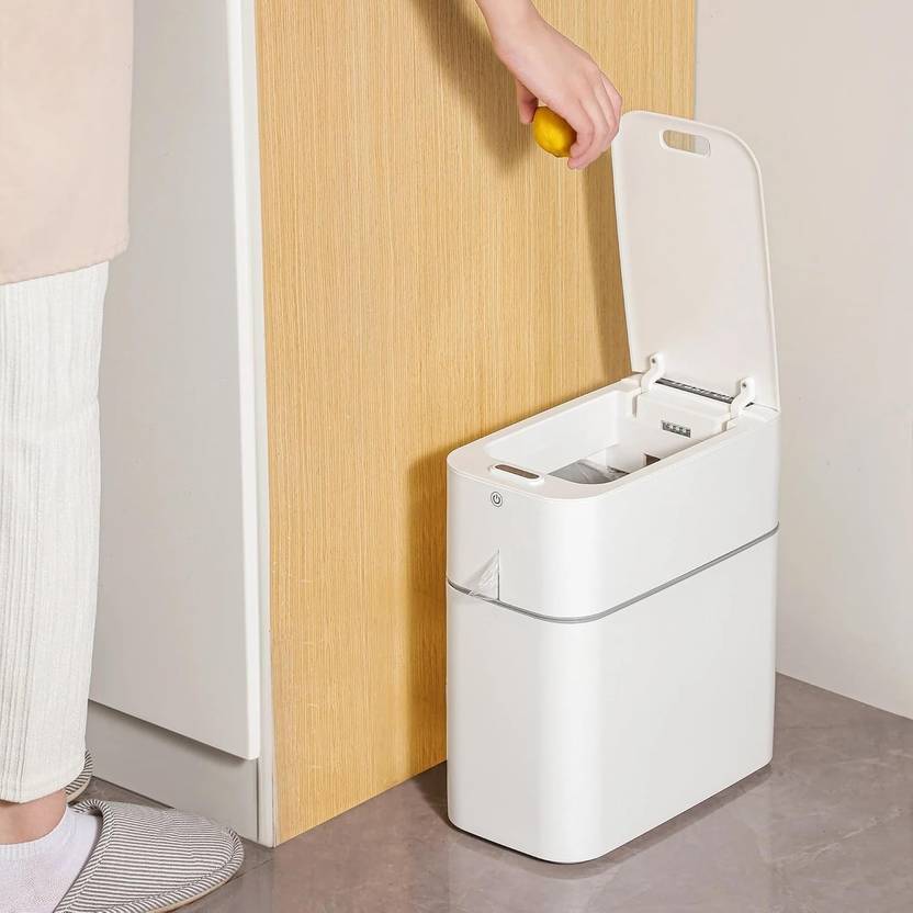 Shop Home Essentials HomeEssentials Motion Sensor Trash Can | Touchless ...