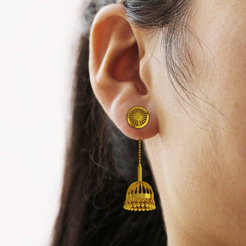Flipkart.com - Buy MUDTALE Imitation Gold Threader Earrings Sui dhaga ...