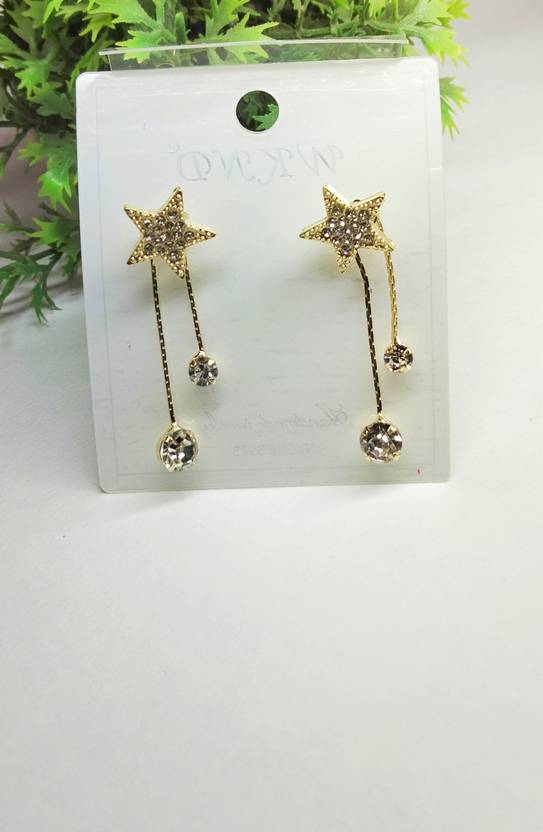 Flipkart.com - Buy iFYu Korean Earrings for girls Ruby Alloy Stud ...