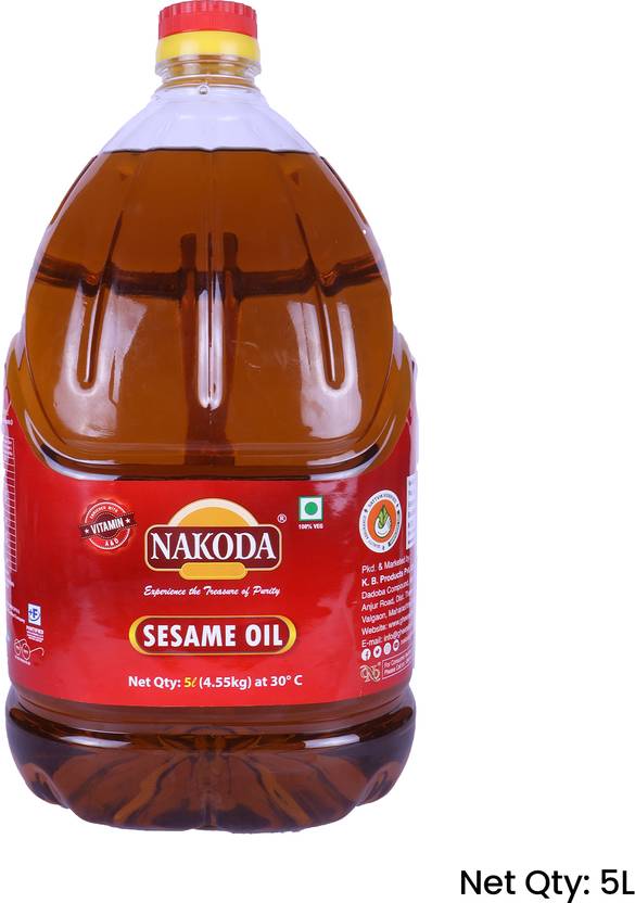 NAKODA 100% Natural Sesame Oil ( Teel/Til Tel) Sesame Oil Can Price in ...