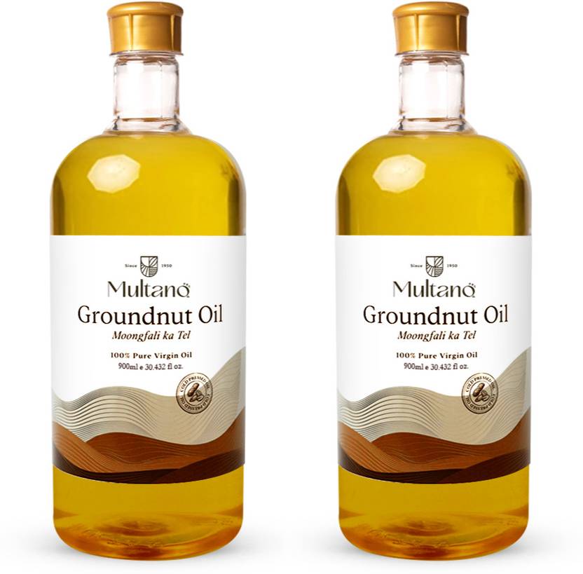 Multano Pro Cold Pressed Groundnut Oil 100% Natural Peanut Edible Oil ...