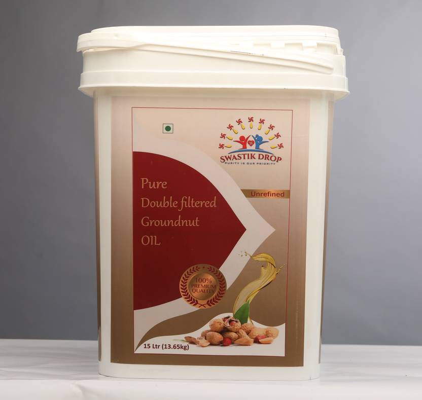 SWASTIK DROP SwastikDrop_Bucket_15L Groundnut Oil Jar Price in India ...