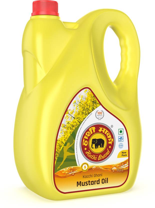 Elephant Hathi Marka Kacchi Ghani Mustard Oil Can Price in India - Buy ...