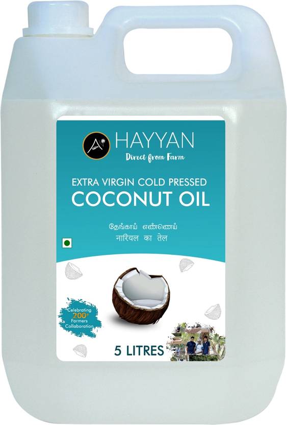 HAYYAN Cold Pressed Own Farm – 100% Pure | From Coconut milk ...