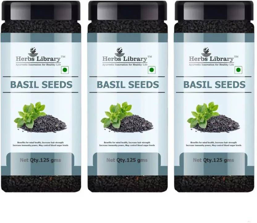 Herbs Library Basil Seeds | Sabja Seeds | Wholesome Seeds Supporting ...