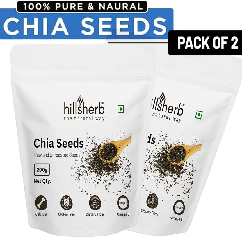 hillsherb Chia Seeds Rich in Omega 3 Fiber & helps weight loss Chia ...
