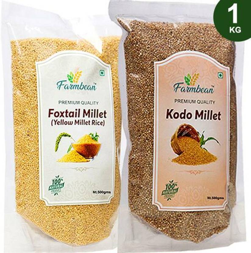 Farmbean Foxtail Millet, Kodo Millet Millet Seeds Price in India - Buy ...