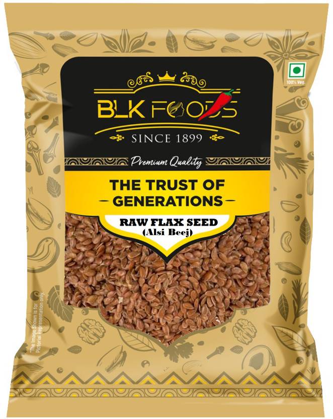 BLK FOODS Select Flax Seeds 400g (Alsi beej) Roasted Flax Seeds Price ...