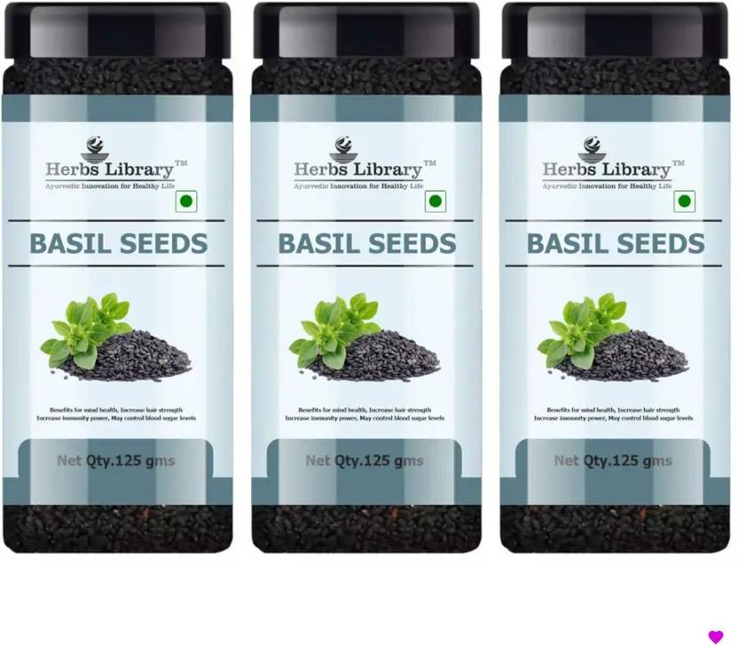 Herbs Library Sabja Seeds | Cooling Nutritious Aid For Digestive ...