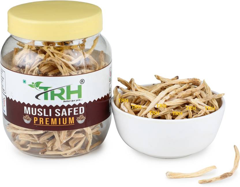 TRH Premium Safed Musli Root Whole | Safed Musli | Chlorophytum Borivilianum | Musli Mixed Seeds ...