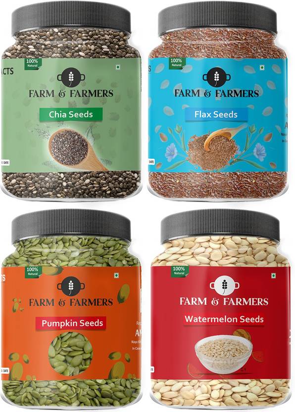 Farm & Farmers Edible seeds Combo for Boosted energy & Weight ...