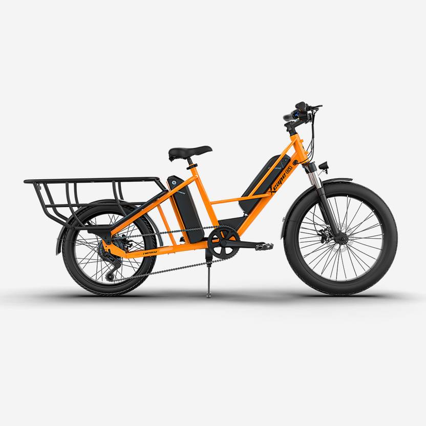 EMotorad G1 Cargo Electric Cycle with Dual 48V 10.2Ah Removable ...