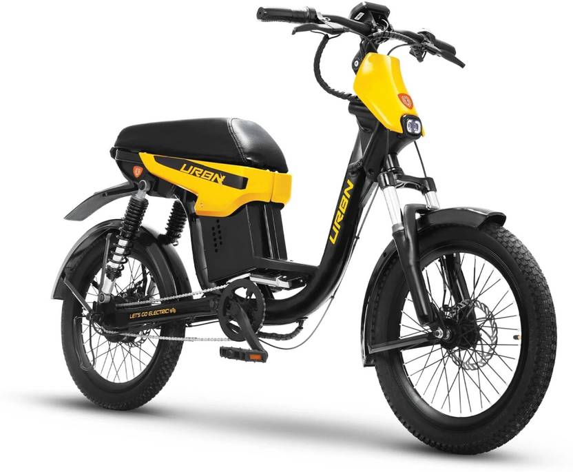 Motovolt URBN Standard Long range Mustard Yellow 20 inches Single Speed ...