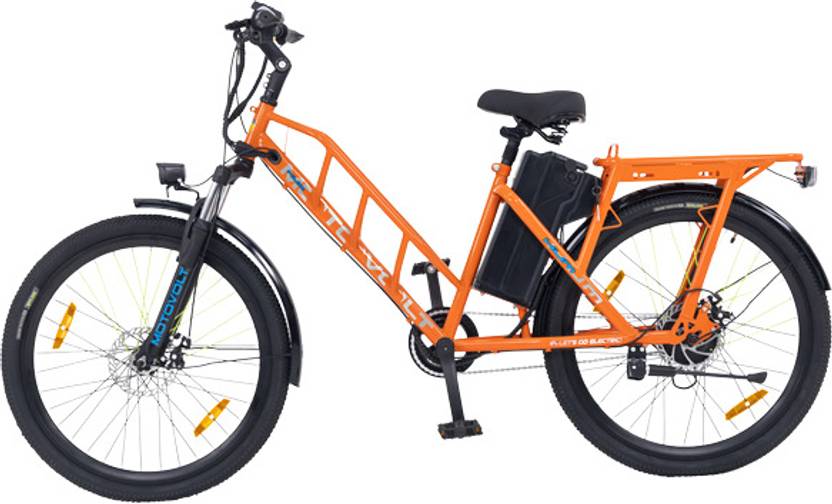 Motovolt HUM Long Range Smart Plus 26 inches Single Speed Lithium-ion ...