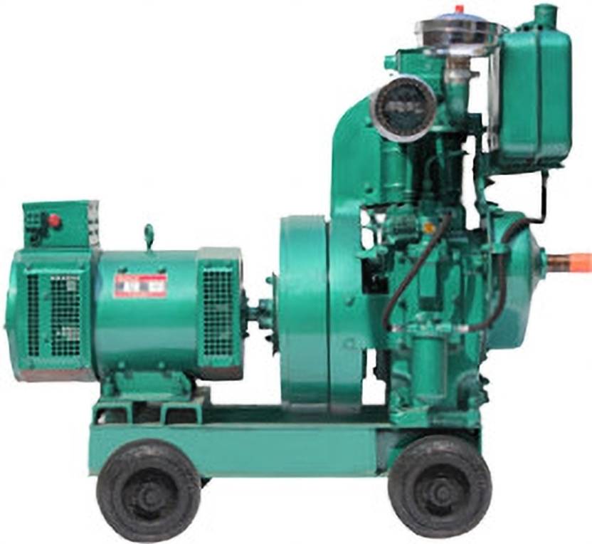 RUN+ Diesel Generator 7.5 KVA Air Cooled Single Phase 7000 W 0 Electric ...