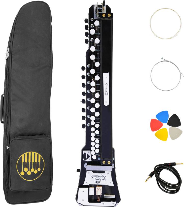 The Kamlesh Electric Banjo (Bulbul Tarang) Benjo With Protective Bag ...