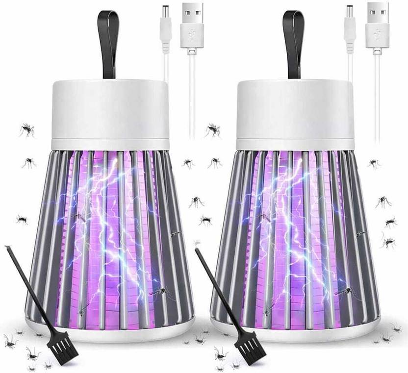 FIITGO Pack of 2 | Electric Instant Mosquito Killer Lamp USB | Chemical ...