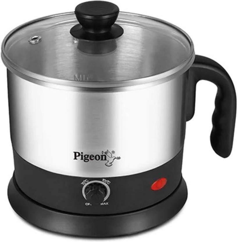 Pigeon by Stovekraft Kessel Multipurpose Kettle (Stainless Steel), 1.2 ...