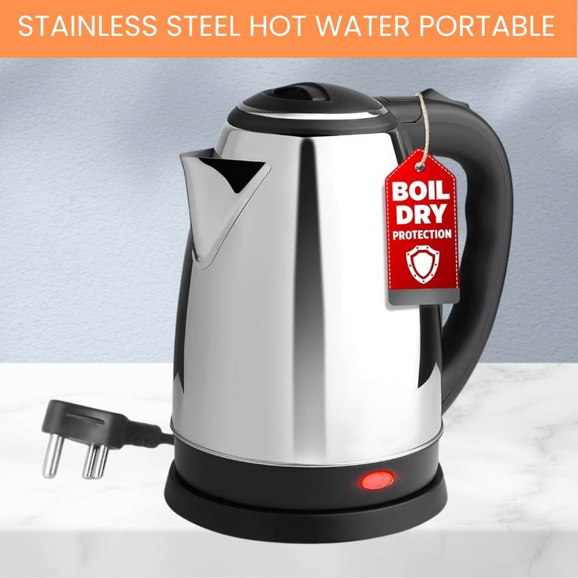 YAROH Electric Kettle 2L, Stainless Steel Body Used for Boiling Milk ...