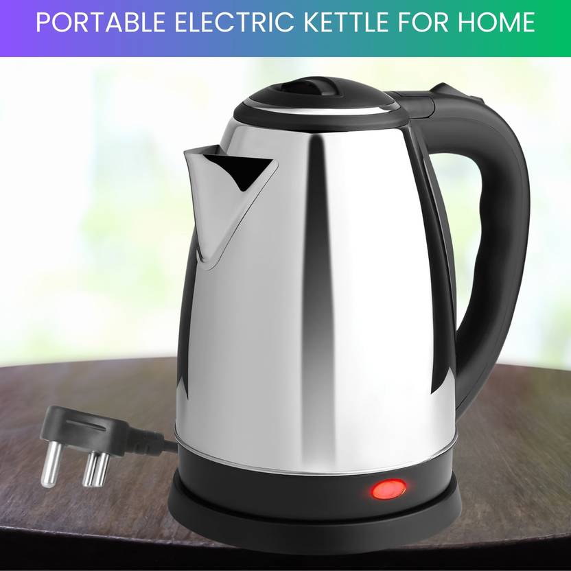 SYARA Electric Kettle 2L, Stainless Steel Body Used for Boiling Milk ...
