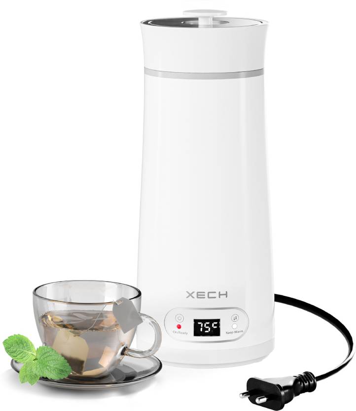 xech Hydroboil Digital Portable Travel Electric Kettle Keep Warm Function Cool Touch Beverage ...