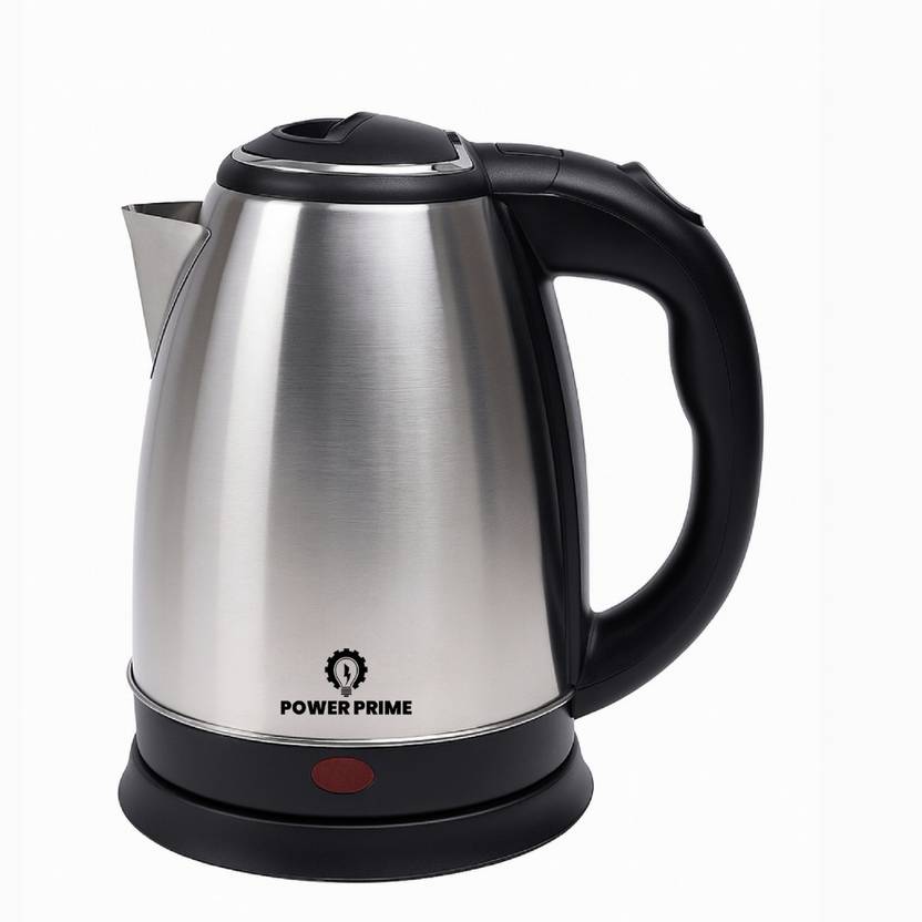 POWER PRIME Electric Kettle |Fast Boil, Auto Cut-Off (Silver & Black ...