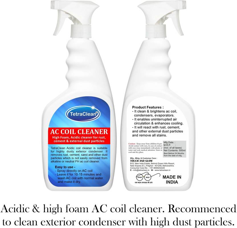 TetraClean High Foam AC Coil Cleaner | AC Foam Cleaner | Air ...
