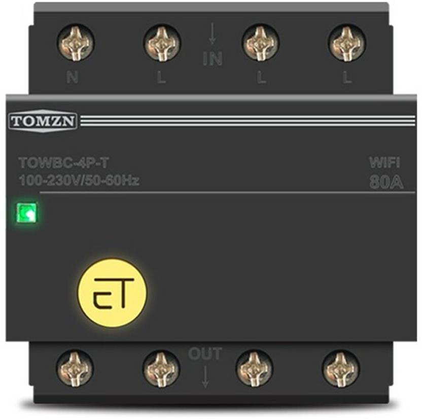 amiciSmart WiFi MCB, Circuit Breaker, 220V 80A Home Automation Smart ...