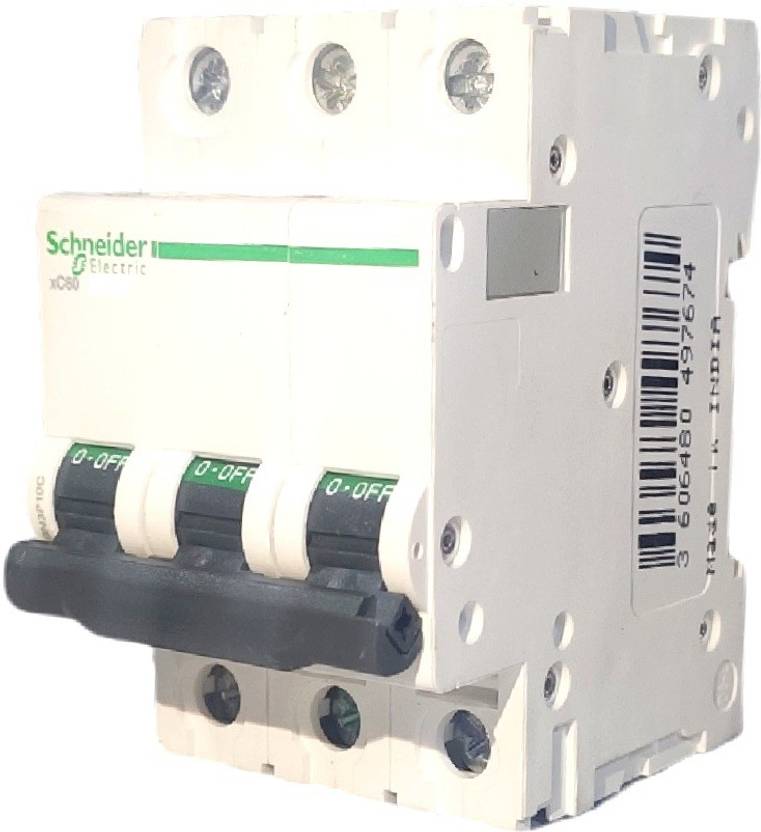 Schneider Electric MCB 3 POLE 415V 25A C CURVE 10KA MCB 3P-C-25A 10KA MCB Price in India - Buy ...