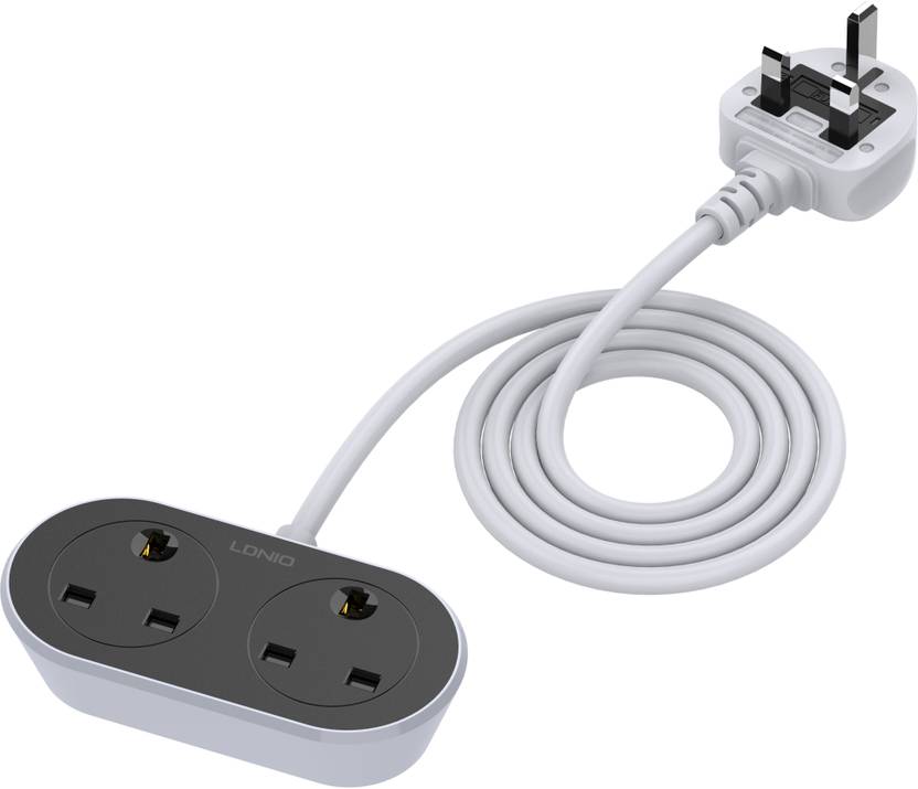 LDNIO Universal Outlet Extension Cord SC2018-5M 2 Universal Outlets ...