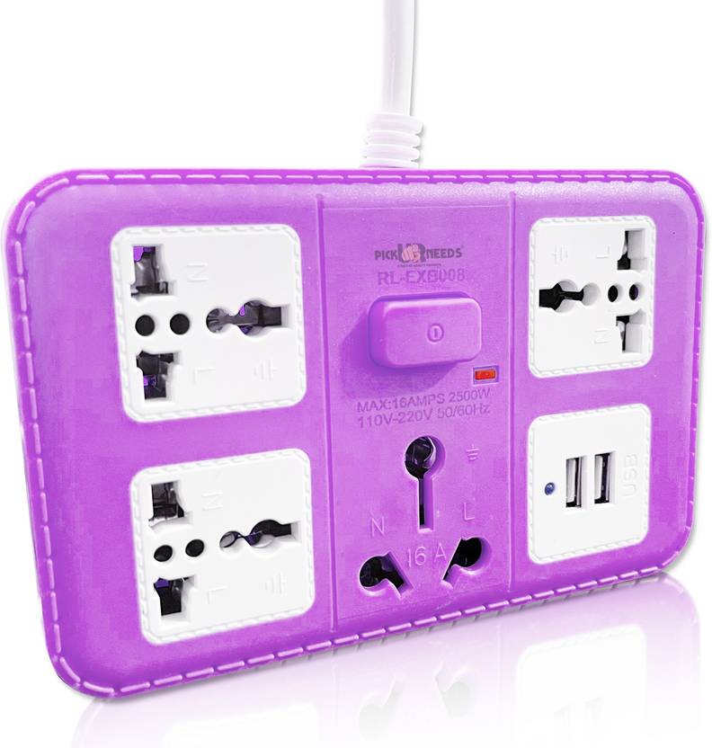 Daily Needs Shop Heavy Extension Boards/Cord/Multi plug Switch With 3 ...